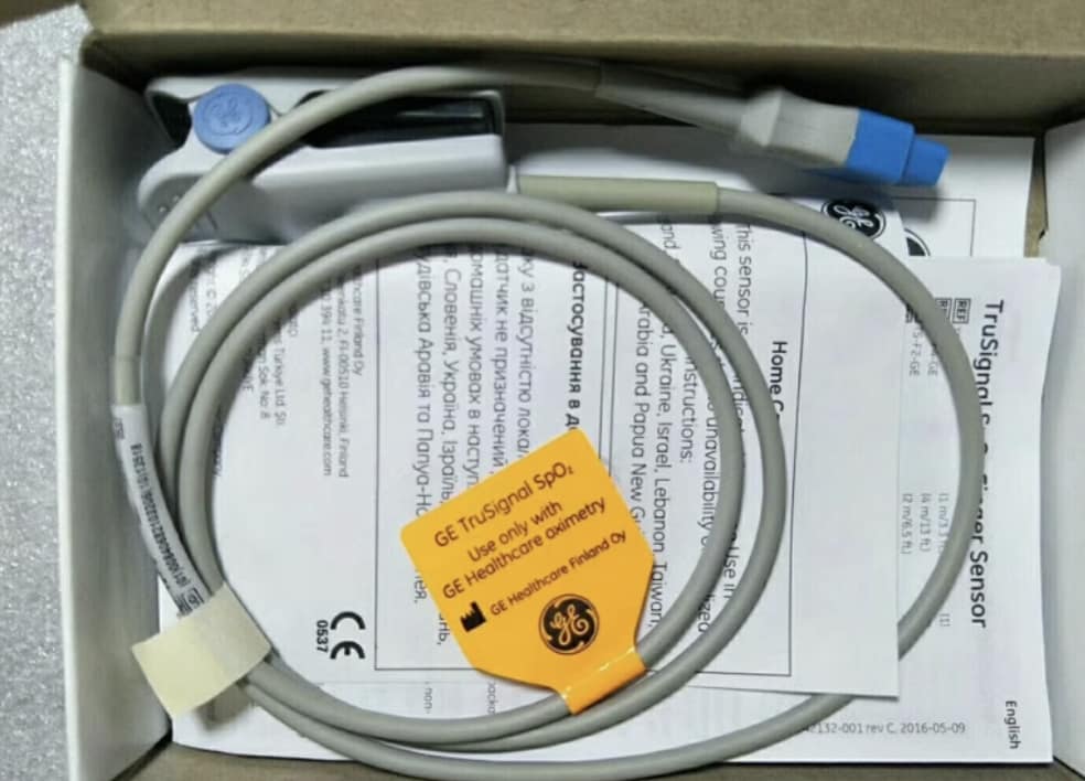 Original GE TruSignal Spo2 Sensor TS-F-D Adult Finger Clip – ALPTA
