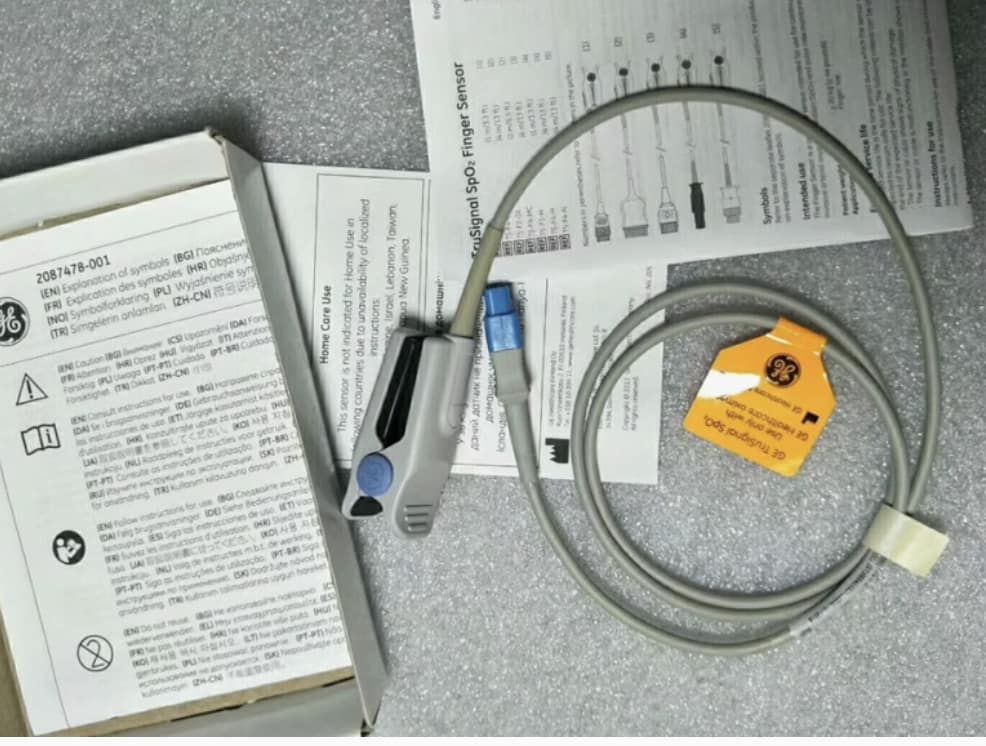 Original GE TruSignal Spo2 Sensor TS-F-D Adult Finger Clip – ALPTA